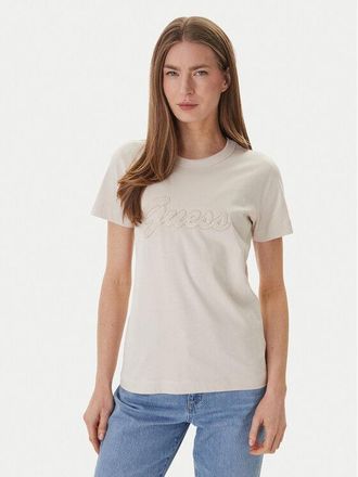Guess T-Shirt W6GI08 K3023 Beige Regular Fit