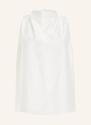 Swing Swing Blusentop Aus Satin weiss
