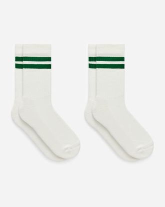 Arket Sportliche Baumwollsocken -Wei&szlig;