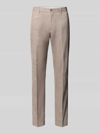 s.Oliver Black Label Regular Fit Business-Hose mit Bundfalte SoPure