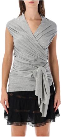Gimaguas Ashley Top - - Tops - Damen - Grau - M