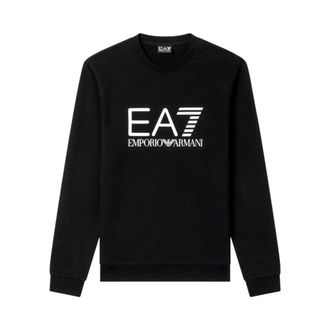 Emporio Armani Emporio Armani Ea7, Homme, Sweatshirts et sweats &agrave; capuche, Noir, Taille: L Core Identity SweaT-shirt