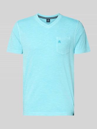 Lerros Regular Fit T-Shirt mit V-Ausschnitt