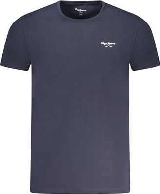 Pepe Jeans London T-Shirt pour Homme, Bleu Dulwich, XL
