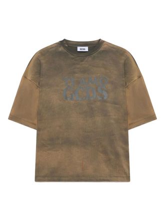 GCDS t-shirt &agrave; manches courtes - Vert