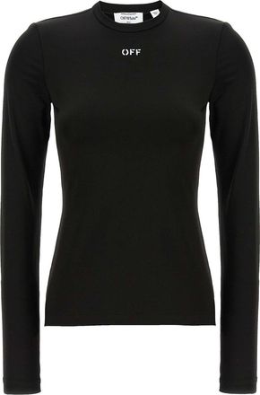 Off-white Pull Col Rond - Noir