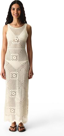 Penti Texturiertes Baumwollstrick-Maxikleid