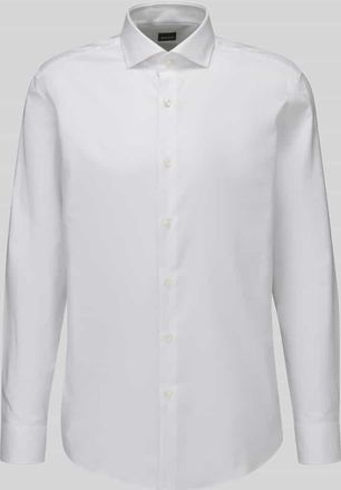 HUGO BOSS Regular Fit Businesshemd mit Haifischkragen