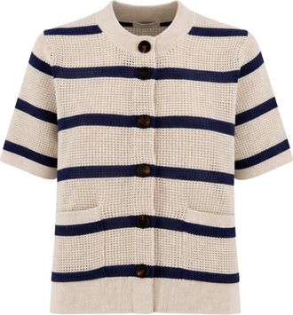Brunello Cucinelli Femme, Pulls, Multicolore, Taille: 40 FR Cardigan