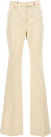 Tom Ford Femme, Pantalons, Blanc, Taille: 32 FR Pantalon en Moleskine