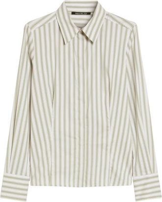 Pennyblack Femme, Blouses et Chemises, Vert, Taille: 44 FR Stretch Cotton Shirt