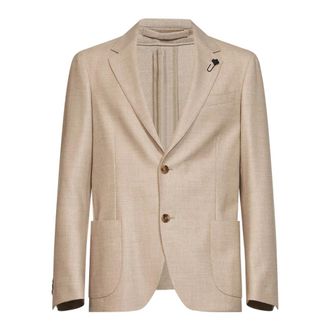 Lardini Homme, Vestes, Beige, Taille: S Blazer &agrave; un bouton