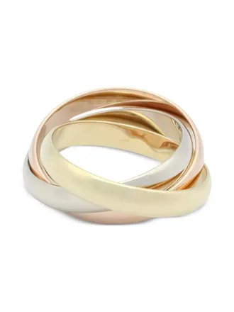 Cartier bague Trinity en or 18ct à trois anneaux