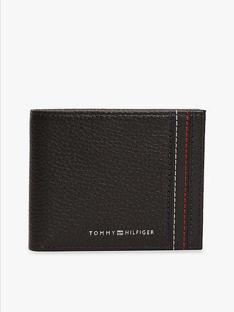 Tommy Hilfiger Portefeuille &agrave; deux volets en cuir