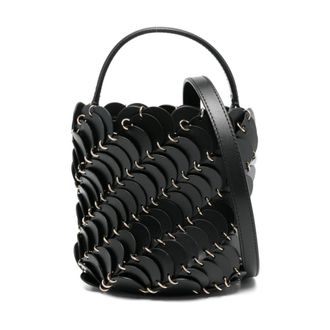 Paco Rabanne Paco Mini Bucket Bag - - Bags - Damen - Schwarzk - ONE SIZE