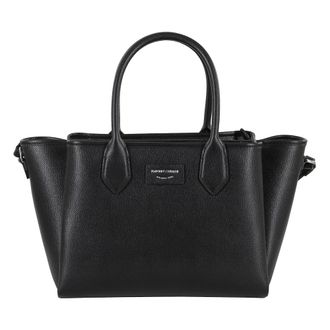 Emporio Armani Schwarze Kunstleder Einkaufstasche - - Bags - Damen - Schwarzk - ONE SIZE