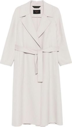 Palt&ograve; Manteau Au Genou - Cr&egrave;me