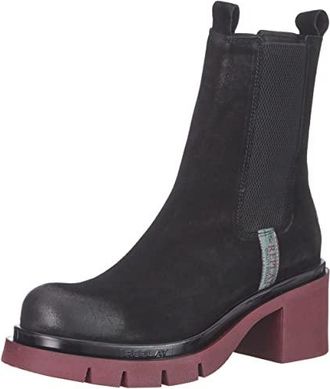 Replay Replay Femme Avryl Suede Bottine Chelsea, Noir (003), 37 EU