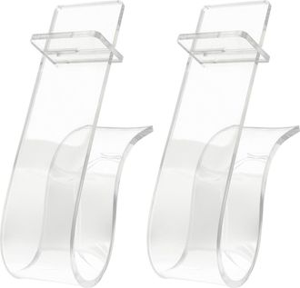 BESPORTBLE 2 St&uuml;ck Transparenter Acryl Schuhst&auml;nder Schuhregal Schuhhalter aus Hochwertigem Acrylmaterial Poliert Glatt Kratzfrei Praktische Schuhaufbewahrung f&uuml;