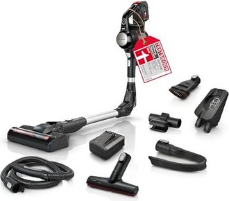 Bosch Akku-Staubsauger Unlimited 7 BSS715FRSH, kabellos, Knickrohr, Hygiene-Filter, 10 Jahre Motorgarantie, 5.0 Ah Akku, Schnellladeger&auml;t, XXL-Polsterd&uuml;se, 