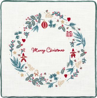 Green Gate Didina Kissenh&uuml;lle mit Stickerei White 40x40cm