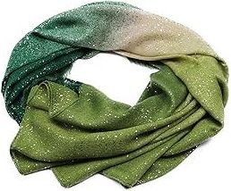 Queen Helena &Eacute;charpe dHiver Foulard pour Femme SC22-4 vert, Taille unique