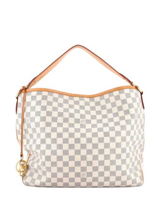Louis Vuitton Delightful NM Handbag Damier MM hobo bag - Wei&szlig;