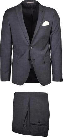 Paoloni Homme, Costumes, Gris, Taille: M Classico Suit