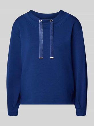 Monari Sweatshirt aus Modal-Mix mit Tunnelzug