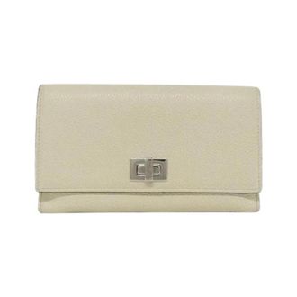Fendi Pre-owned Peekaboo Calf Long Wallet - - Pre-owned - Herren - Beige - ONE SIZE