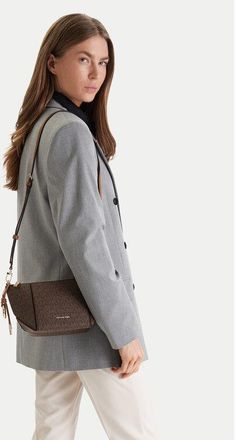 Michael Kors Handtasche Sm Tz Xbody 32R6G9JC1B Braun