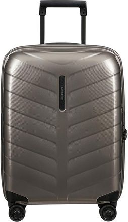 Samsonite Attrix - Spinner S, Erweiterbarer Handgep&auml;ck, 55 cm, 38/44 L, Braun (D&uuml;ne)