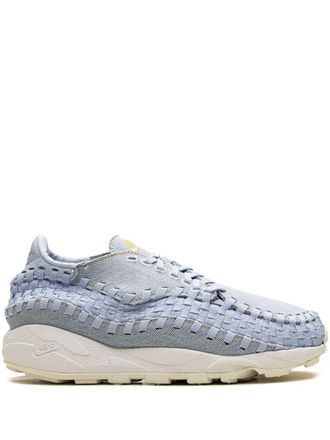 Nike baskets Air Footscape Woven Washed Denim - Bleu