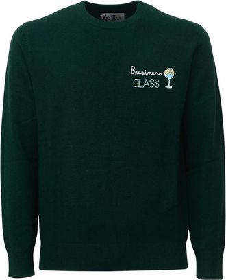 MC2 Saint Barth Heron Rundhals-Pullover - - Knitwear - Herren - Gr&uuml;n - S