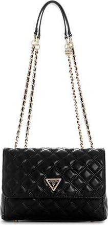 Guess Giully II Compound Convertible Flap Bag Black