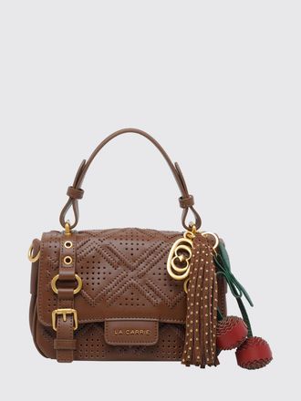 La Carrie Mini sac Atena Labyrinth en cuir de veau perfor&eacute; avec charm