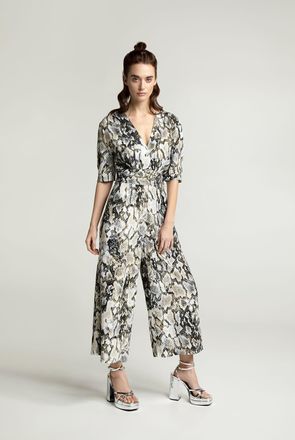 Lovjoi Damen vegan Jumpsuit Quendoline Python