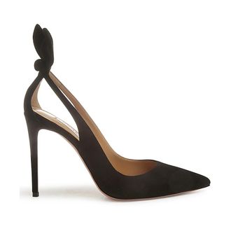 Aquazzura Sandales &agrave; talons noirs - Femme - Chaussures - Noir - Taille: 38 1/2 EU