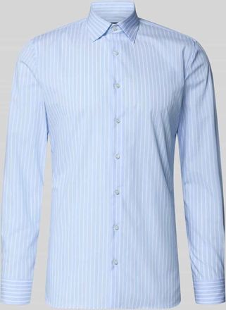 Olymp No. 6 Super Slim Fit Business-Hemd mit Kentkragen