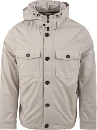 Moorer Homme, Vestes, Beige, Taille: L Demin-Abs Jacket