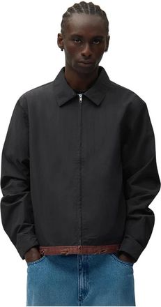 Arte Homme, Vestes, Noir, Taille: L Veste brillante en nylon