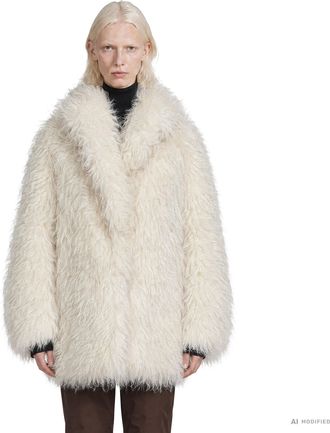 Moncler Malencos Padded Faux Fur Jacket