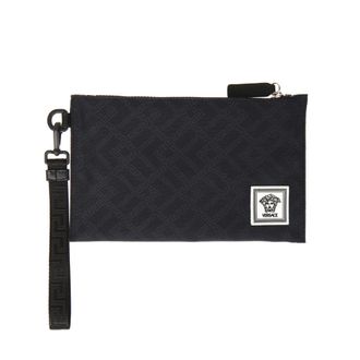 Versace Pochette Greca X - Homme - Sacs - Noir - Taille: ONE Size