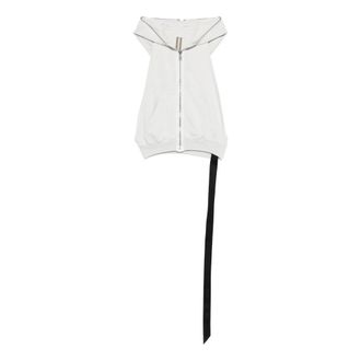 Rick Owens Zip-Through-Hoodie - - Sweatshirts & Hoodies - Damen - Wei&szlig; - XS