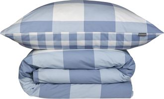 Schiesser Bettwäscheset Melvin - Renforcé - 2-teilig - 135 x 200 cm - Hellblau