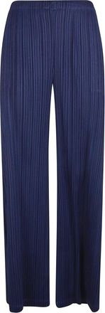 Issey Miyake Femme, Pantalons, Bleu, Taille: 42 FR Monthly Colors: January Trousers