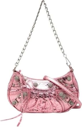 Balenciaga Pre-owned Sac bandouli&egrave;re Motocross Le Cagole - Femme - Pre-owned - Rose - Taille: ONE Size