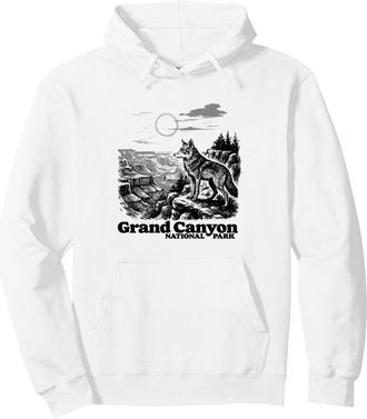 Giant Step Design Co. Grand Canyon National Park Vintage Coyote Pullover Hoodie