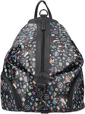 Rieker H1055, Sac à Dos Femme, Noir, S