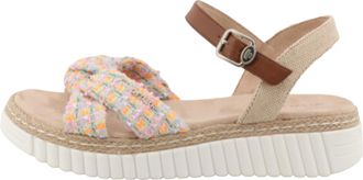 Tom Tailor Tom Tailor Damen 9590350008 Sandale, orange-Multi, 41 EU